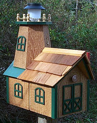 Lighthouse Mailboxes Authentic Amish Made Light House Mailbox ...